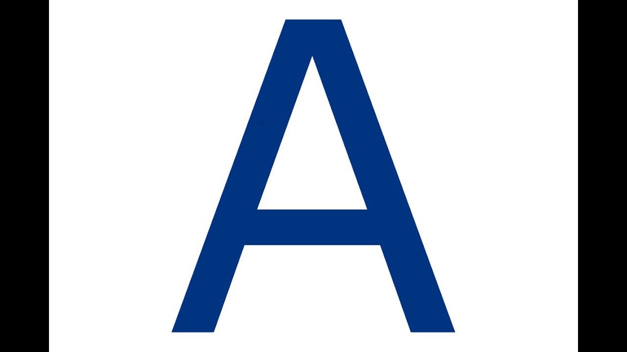 A B C D E F G... English Alphabet (Colors) - YouTube