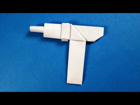 How to Make a Paper Gun Uzi DIY - Paper Crafts - Origami Gun