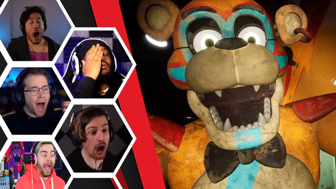 Lets Player's Reaction To The Glamrock Freddy Jumpscare - FNAF Security ...