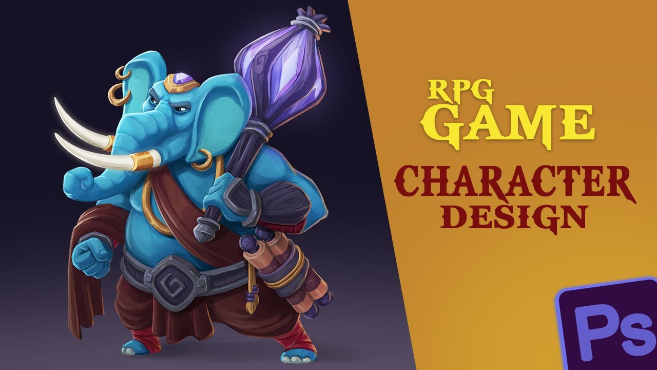 How to design RPG game Character - YouTube