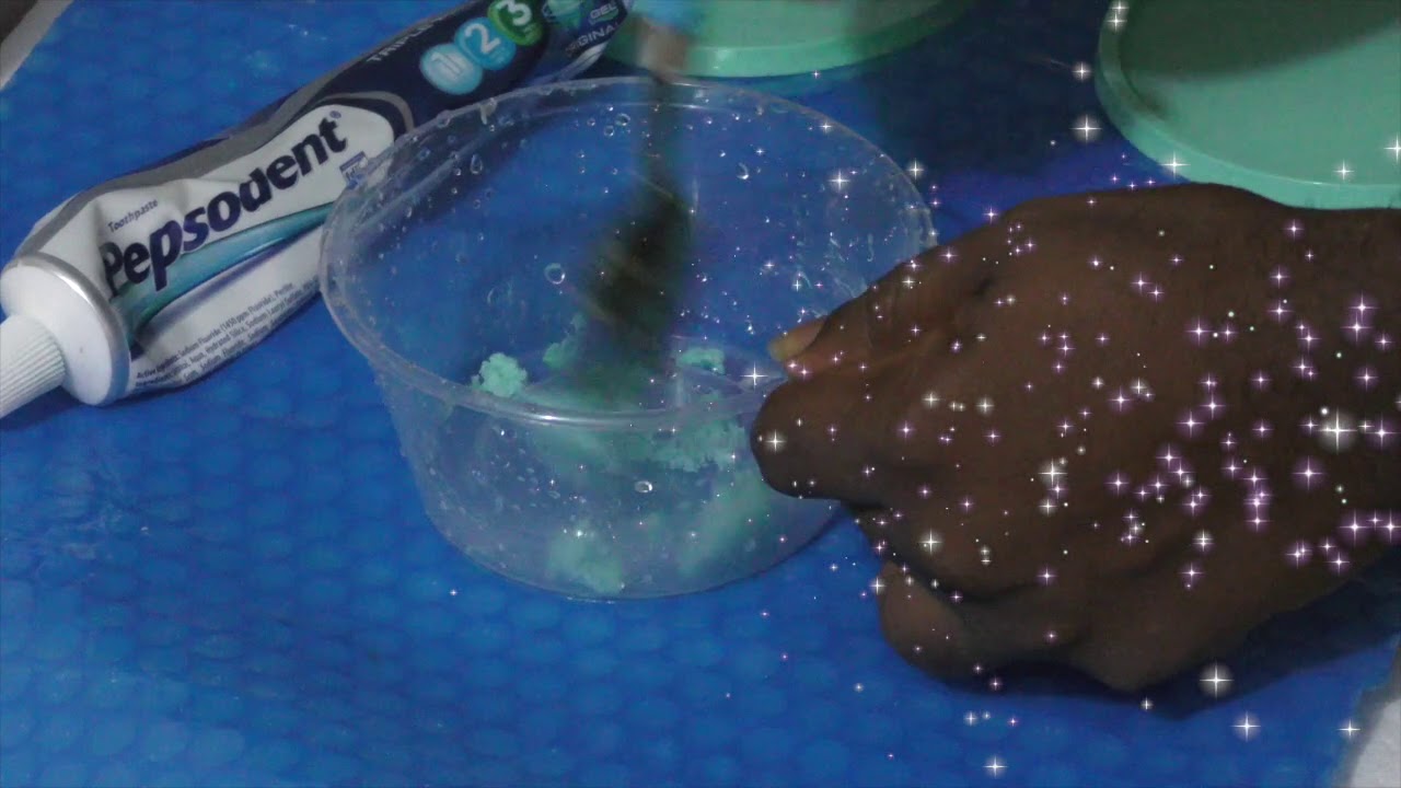 TOOTHPASTE SLIME 🌿 Testing NO GLUE Toothpaste Slime 🌿DIY Slime Without ...
