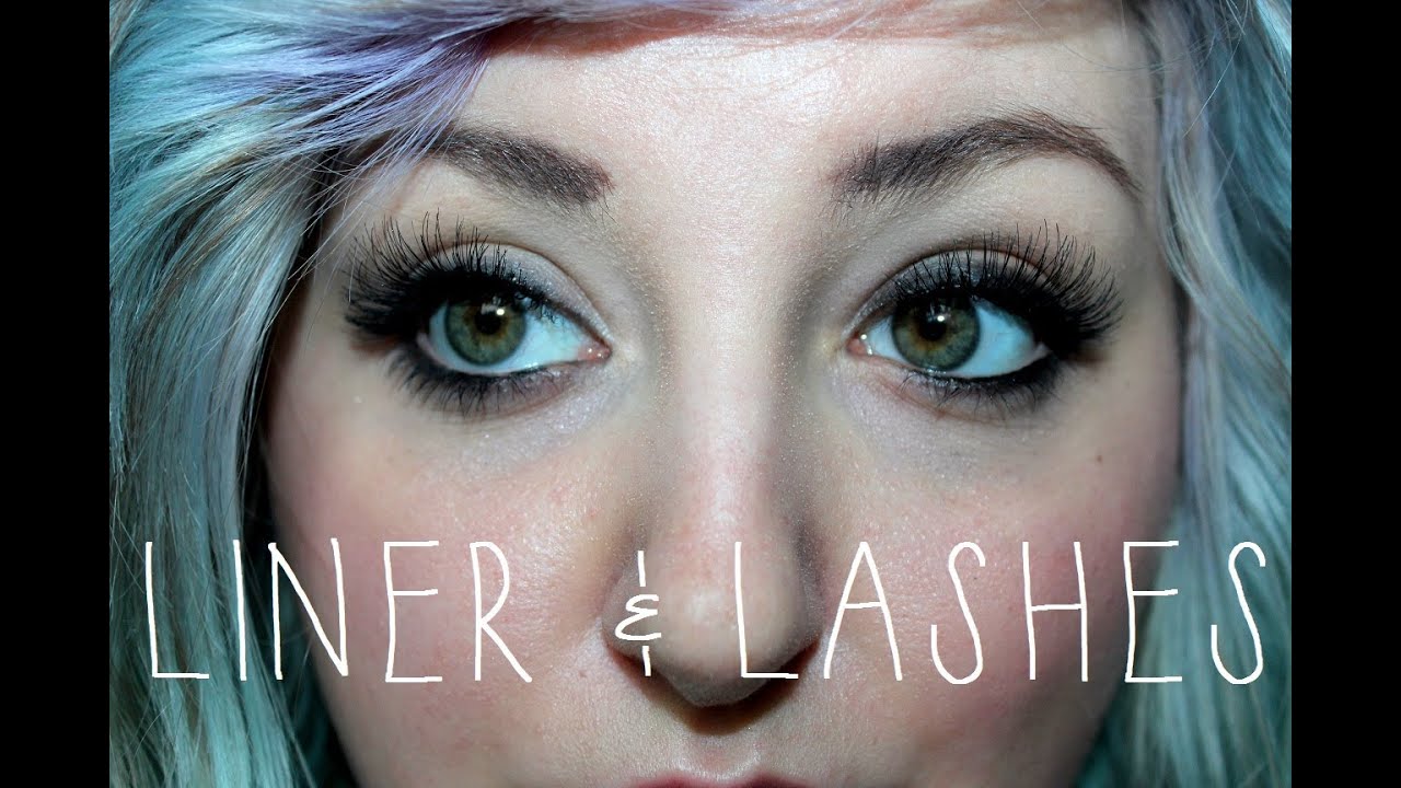 Liner & Lashes Tutorial - YouTube
