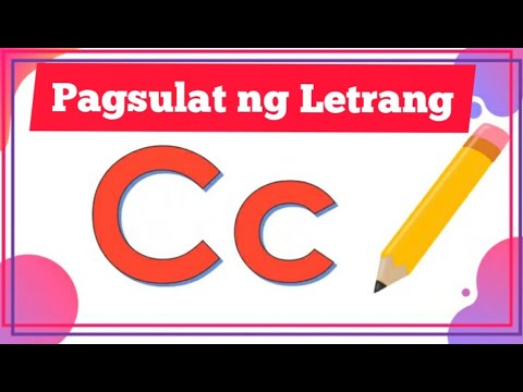 PAGSULAT NG LETRANG Cc - YouTube