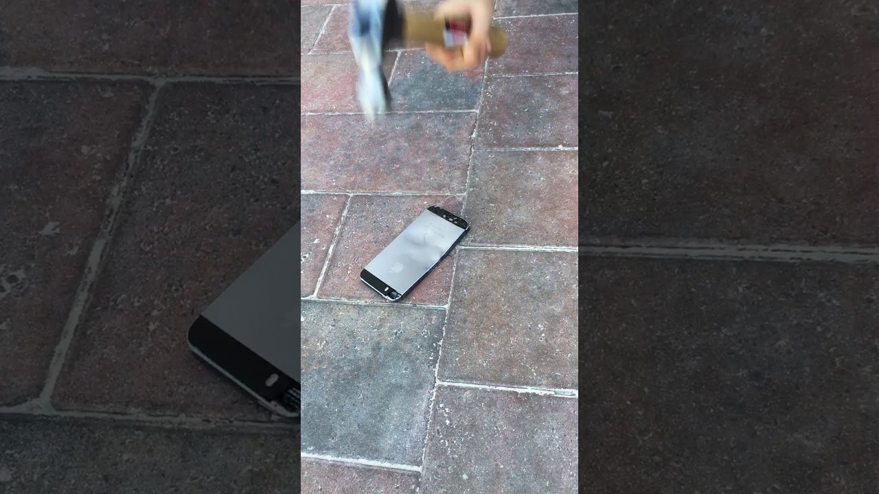 Destroying my iPhone - YouTube