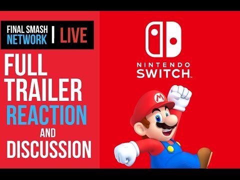 Nintendo Switch REVEAL + Mario NX Trailer | LIVE Reaction + Discussion ...