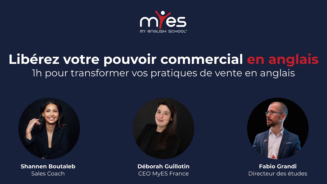 Libérez votre pouvoir commercial en anglais : 1h pour transformer vos ...
