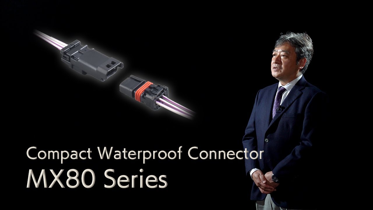 Compact Waterproof Connector MX80 Series - YouTube