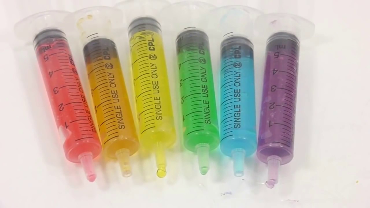Learn Colors Baby Doll Bubble Bath Time Doctor Slime Syringe Real Play ...