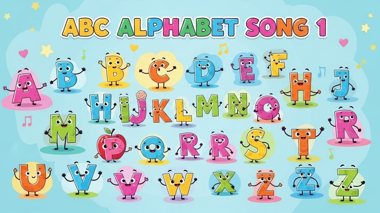 ABC Alphabet Song 1 🔤🎶 | Fun Learning & ABC Song for Kids | Happy Tales ...