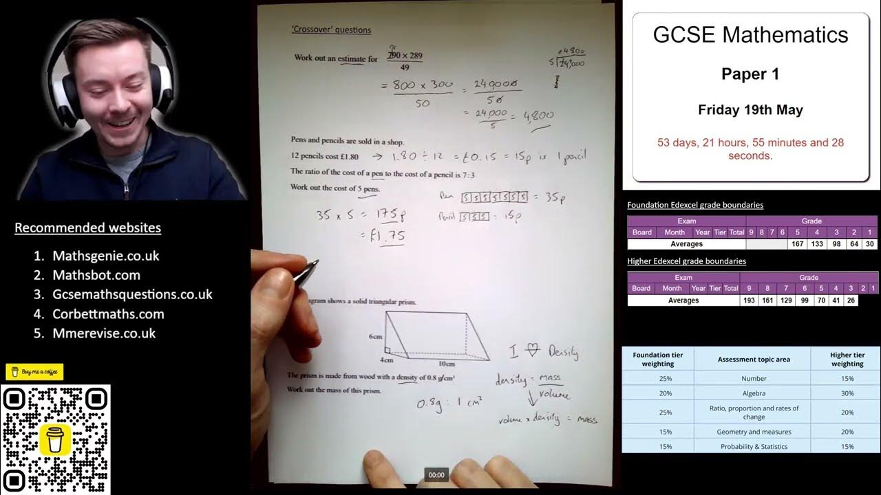 Live GCSE Maths session! - YouTube
