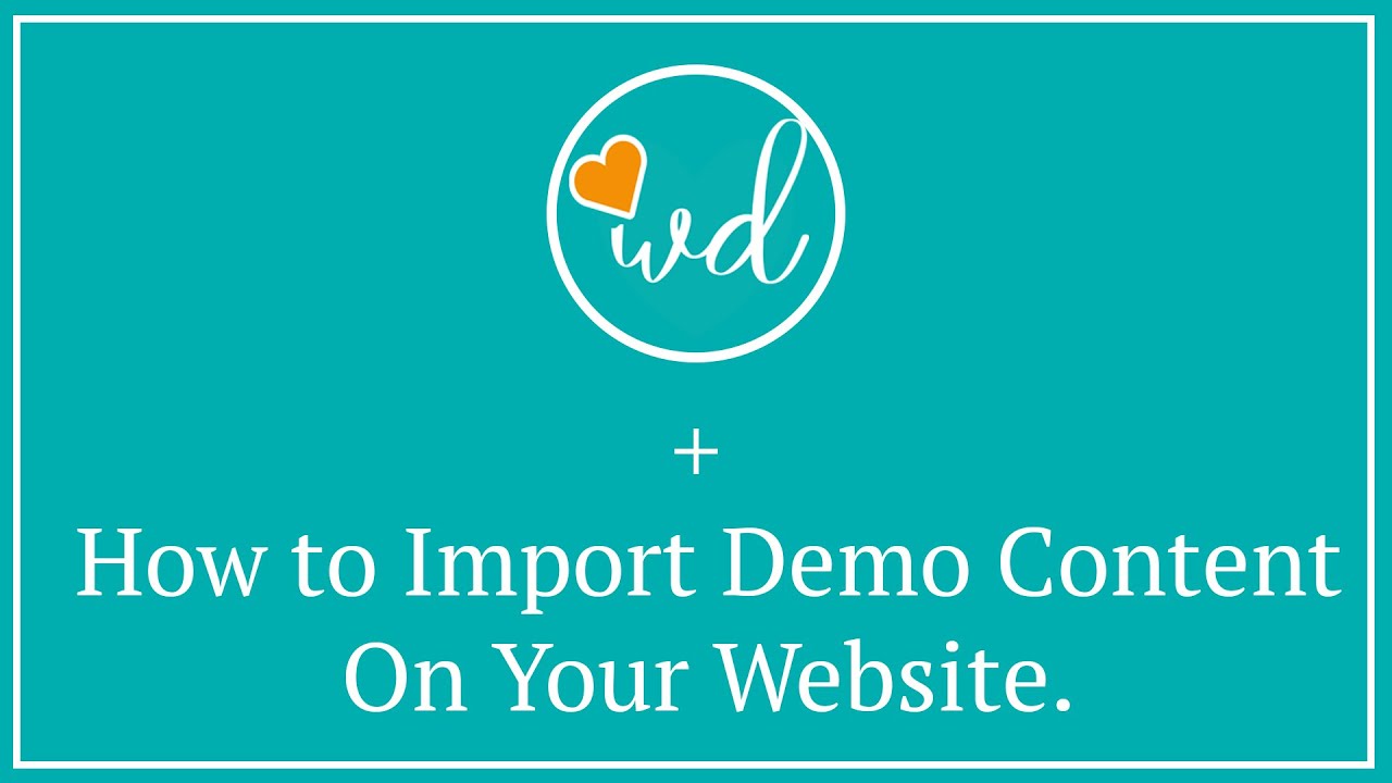WeddingDir - Directory Listing WordPress Theme For Vendor | Supplier Demo Content Import Process ...