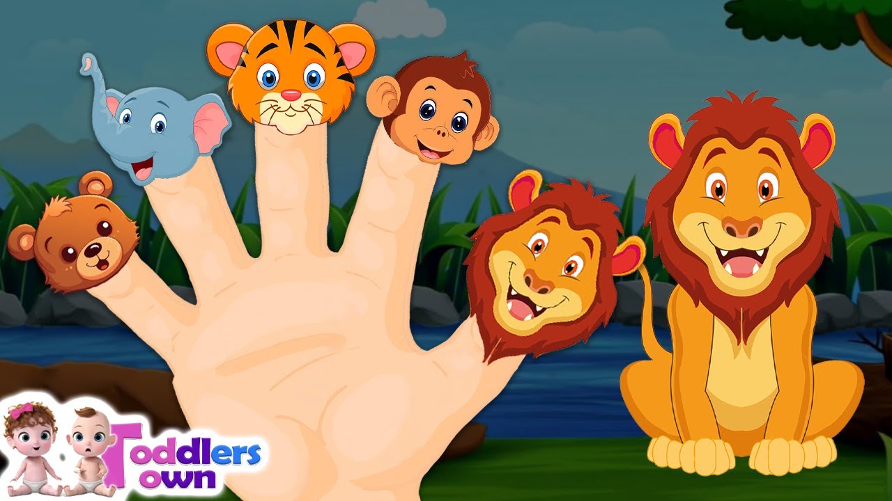 Animal Finger Family | Nursery Rhymes | Animals Finger Family | Learn ...