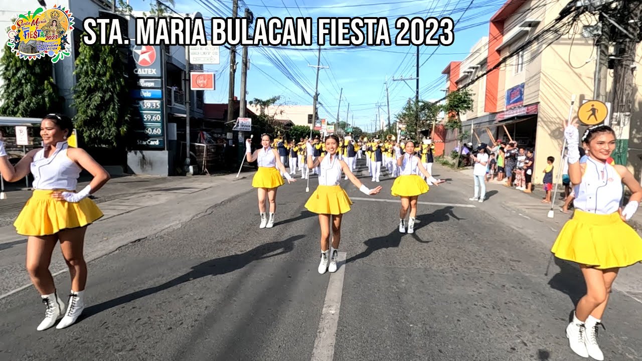 Banda 69 of Pulong Buhangin in Sta. Maria Bulacan Fiesta 2023 Parade ...