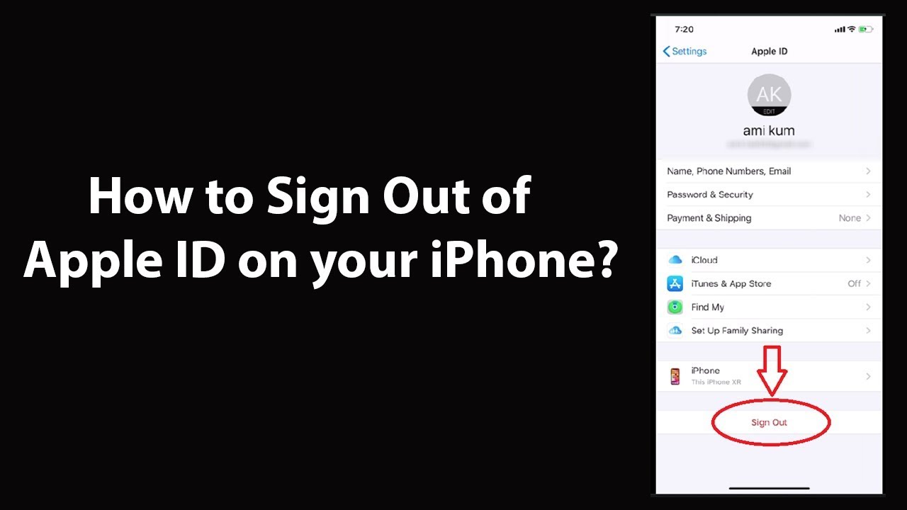 How to Sign Out of Apple ID on your iPhone? - YouTube