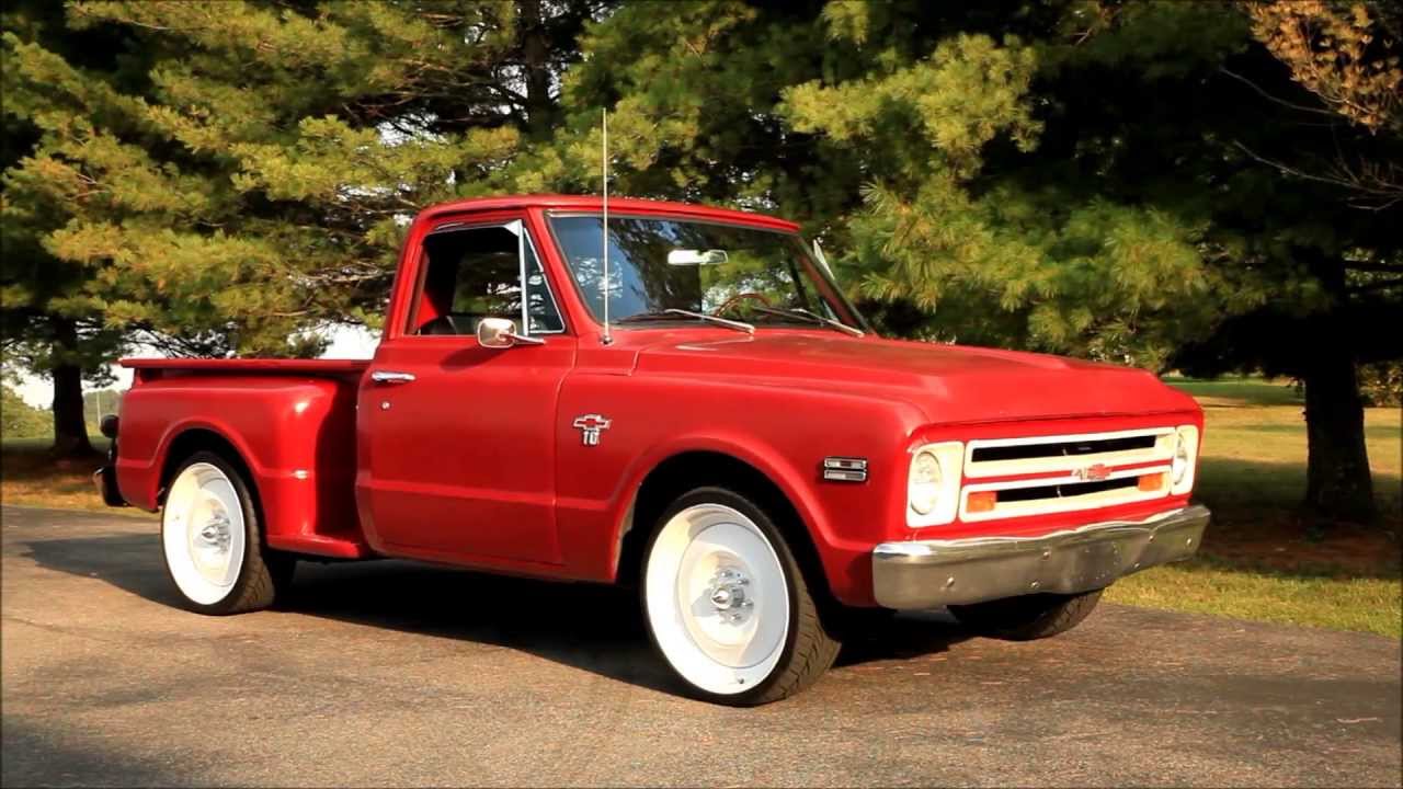 1967 Chevrolet Hot Rod Pickup Shop Patina Truck 22" Steelie Wheels ...