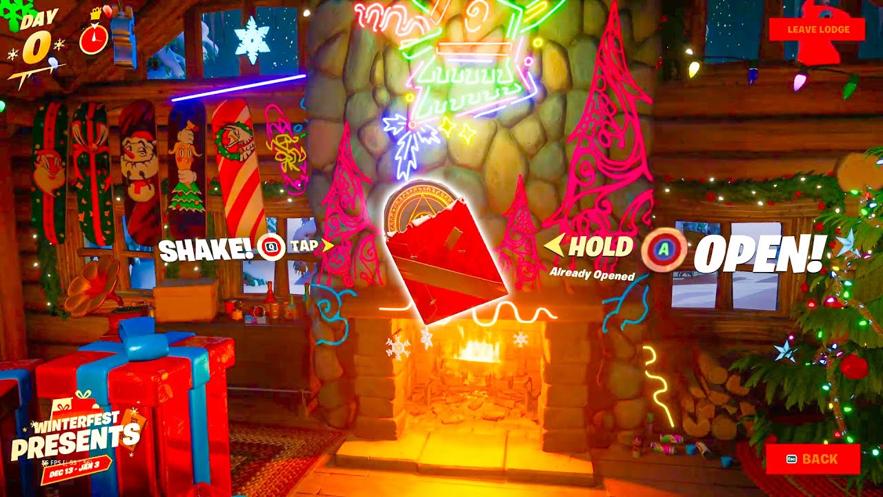 FORTNITE WINTERFEST ALL PRESENTS 2022 FULL SHOWCASE - YouTube