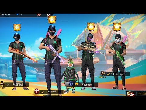 Ao vivo brifoid ff: CS rank FF Free Fire jogando com inscritos 👑# ...