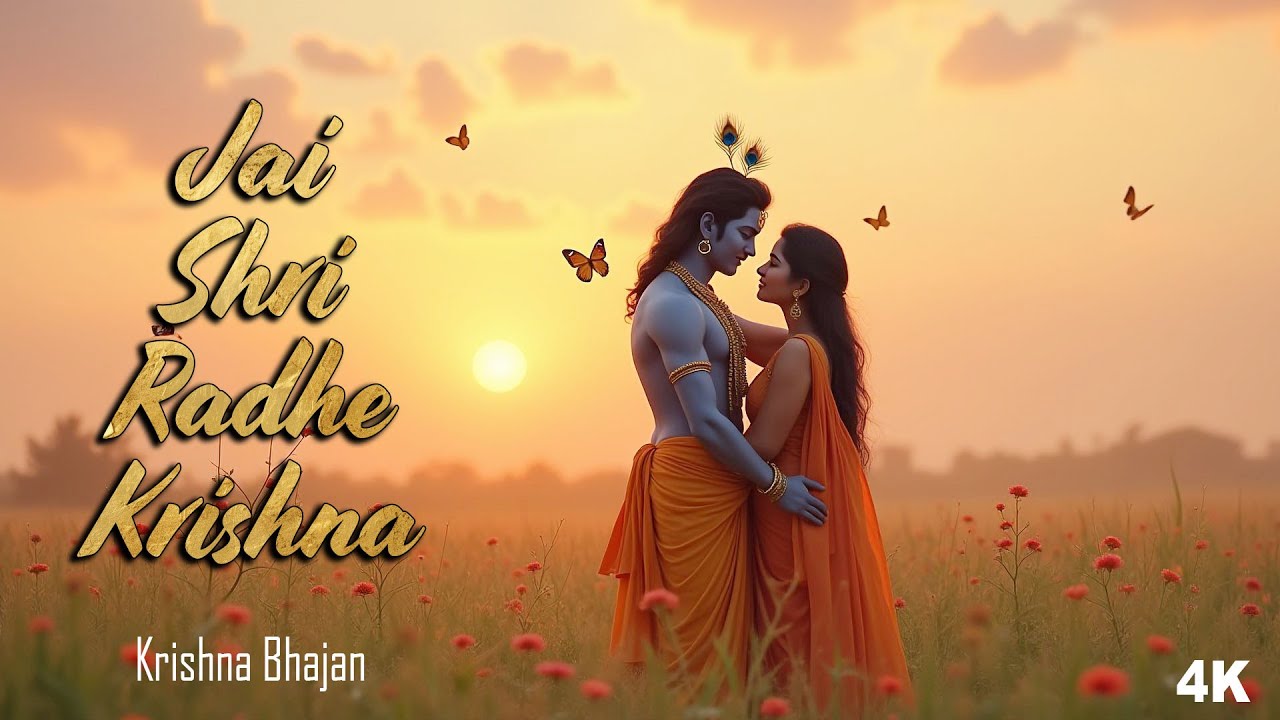 Jai Shri Radhe Krishna | Krishna Bhajan | Bhakti Song | Beautiful AI ...