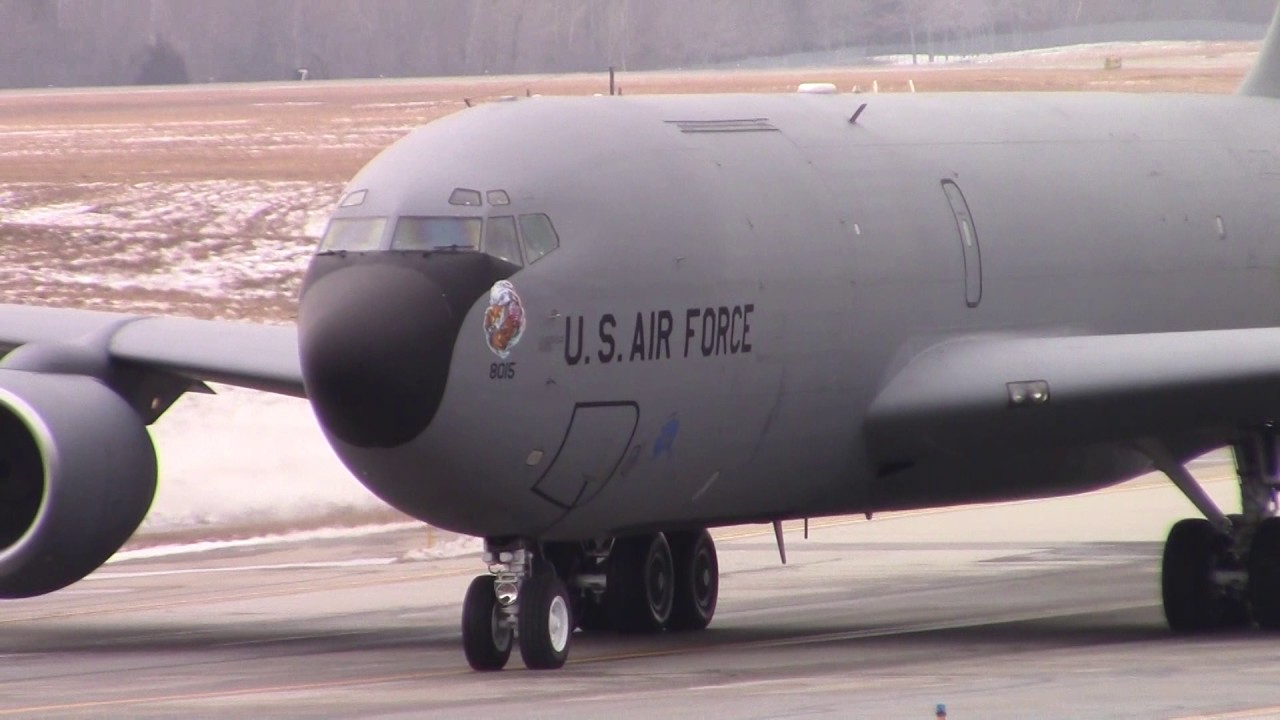 Alaska ANG-KC-135-Depart-KPSM-Jan 2017 - YouTube