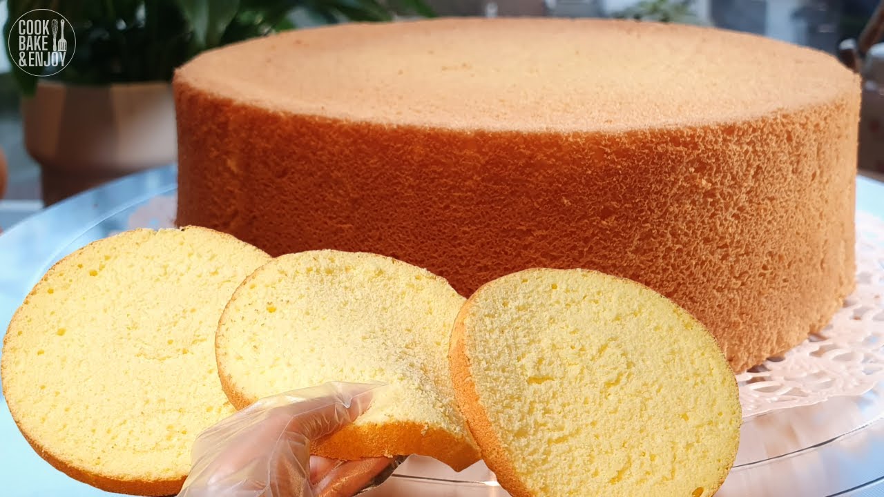 Cotton Soft And Moist Sponge Cake Perfect For Layered Cake Stay Soft
