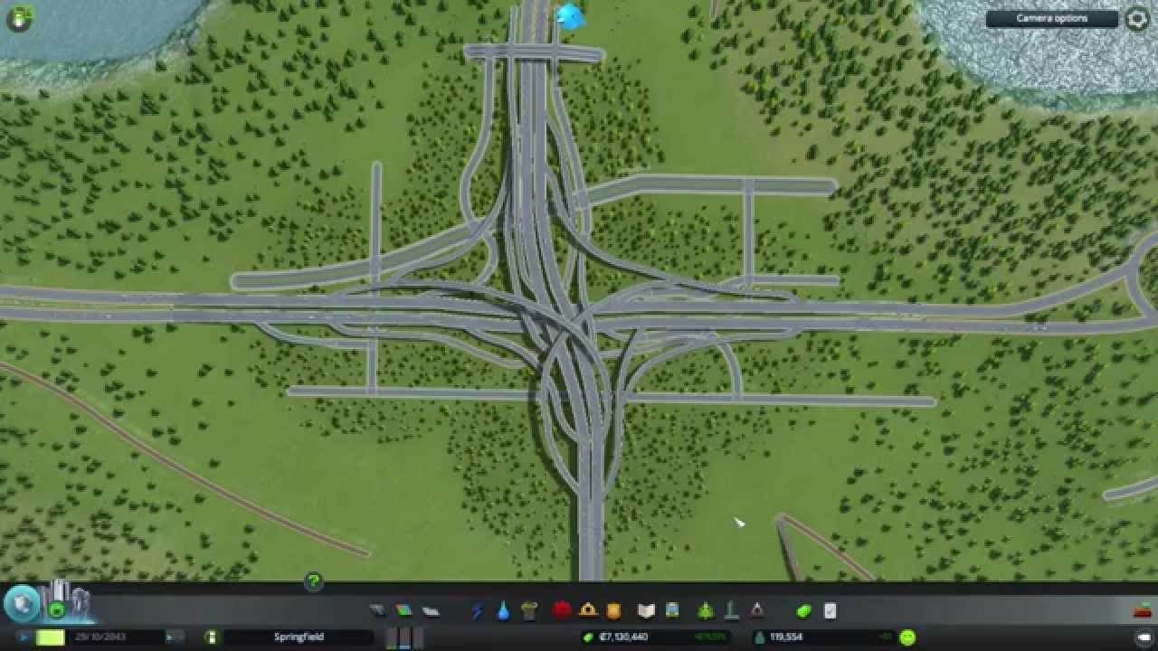 Cities Skylines: Marquette Interchange Timelapse - YouTube