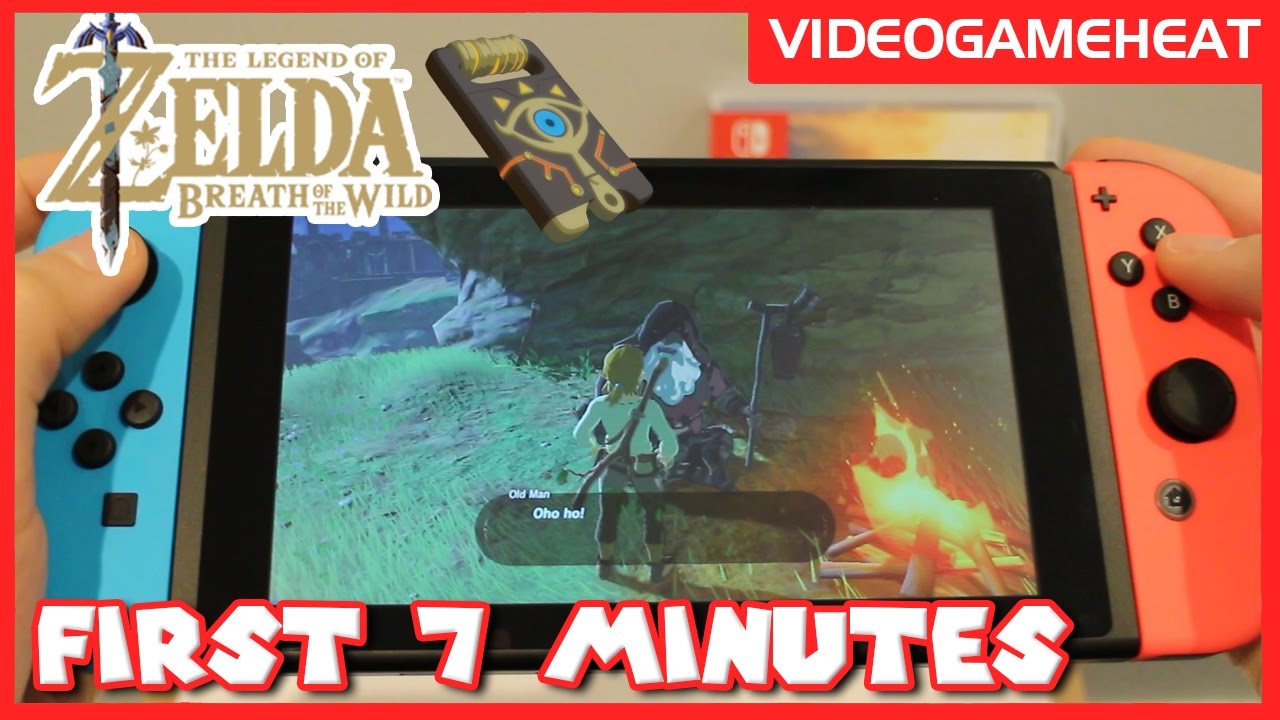 Zelda: Breath of the Wild SWITCH: INTRO w/ Voice Acting CUTSCENE ...