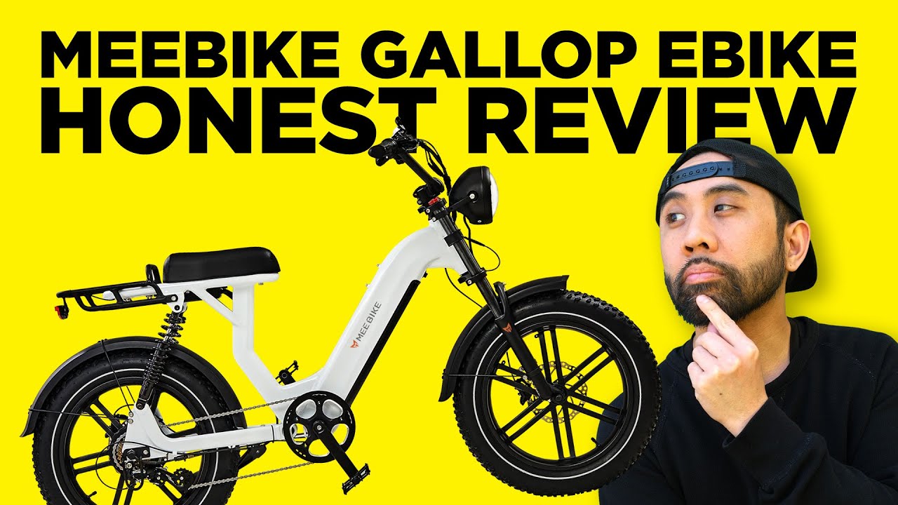 Meebike Gallop Step-Thru Electric Bike Unboxing & Full Test Ride ...