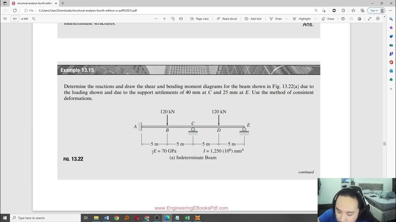 SAP 2000 TUTORIAL VID: PROBLEM 02 - YouTube