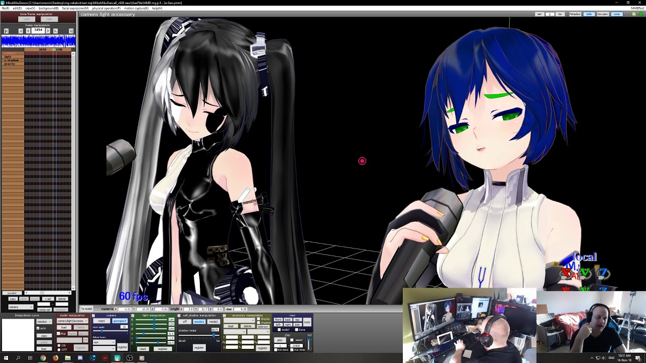 my behind the scenes of MMD my story - YouTube