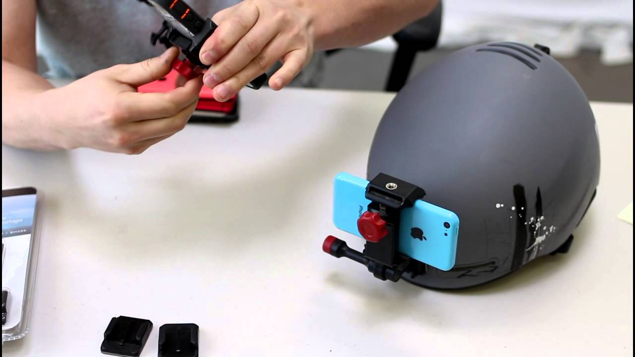 Snowboard Helmet Camera -- ski cam for smartphone - YouTube