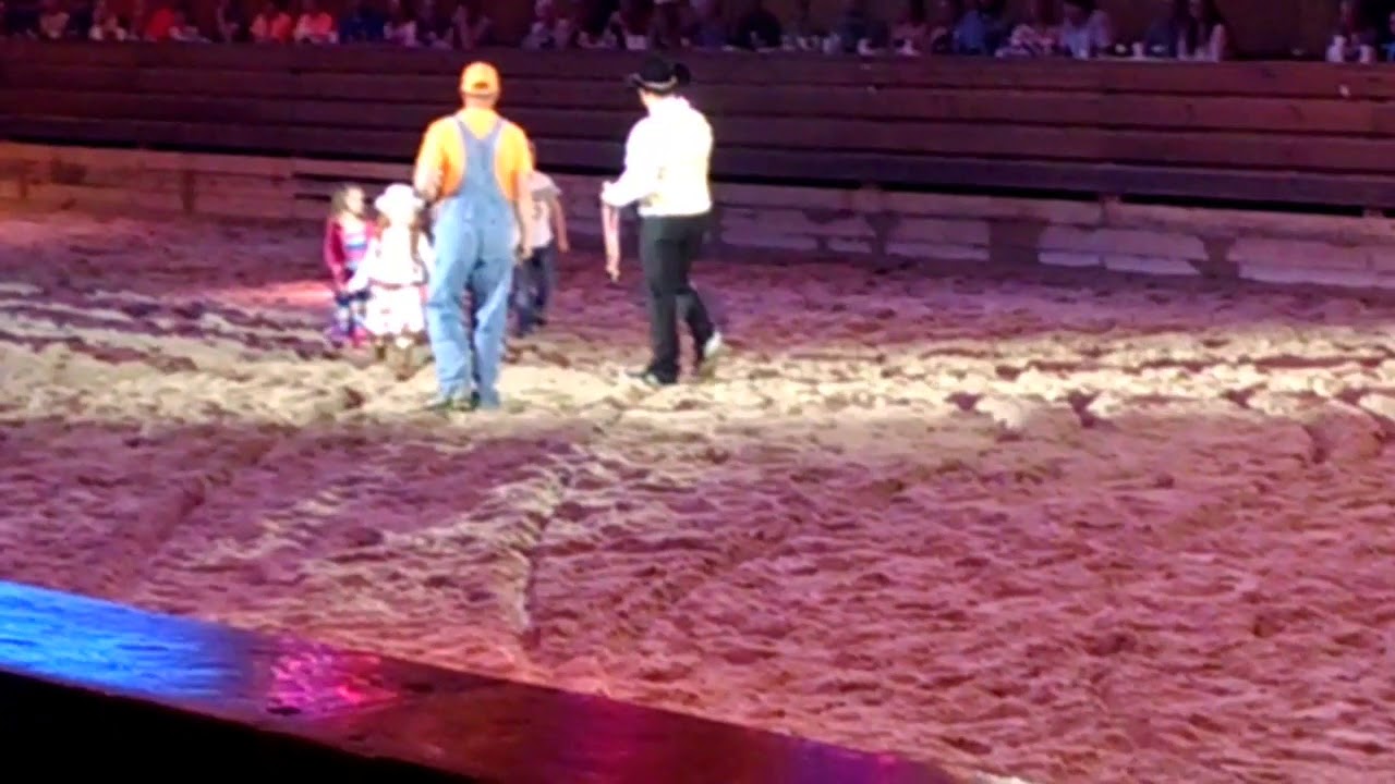 Chicken Chase @ Dixie stampede - YouTube