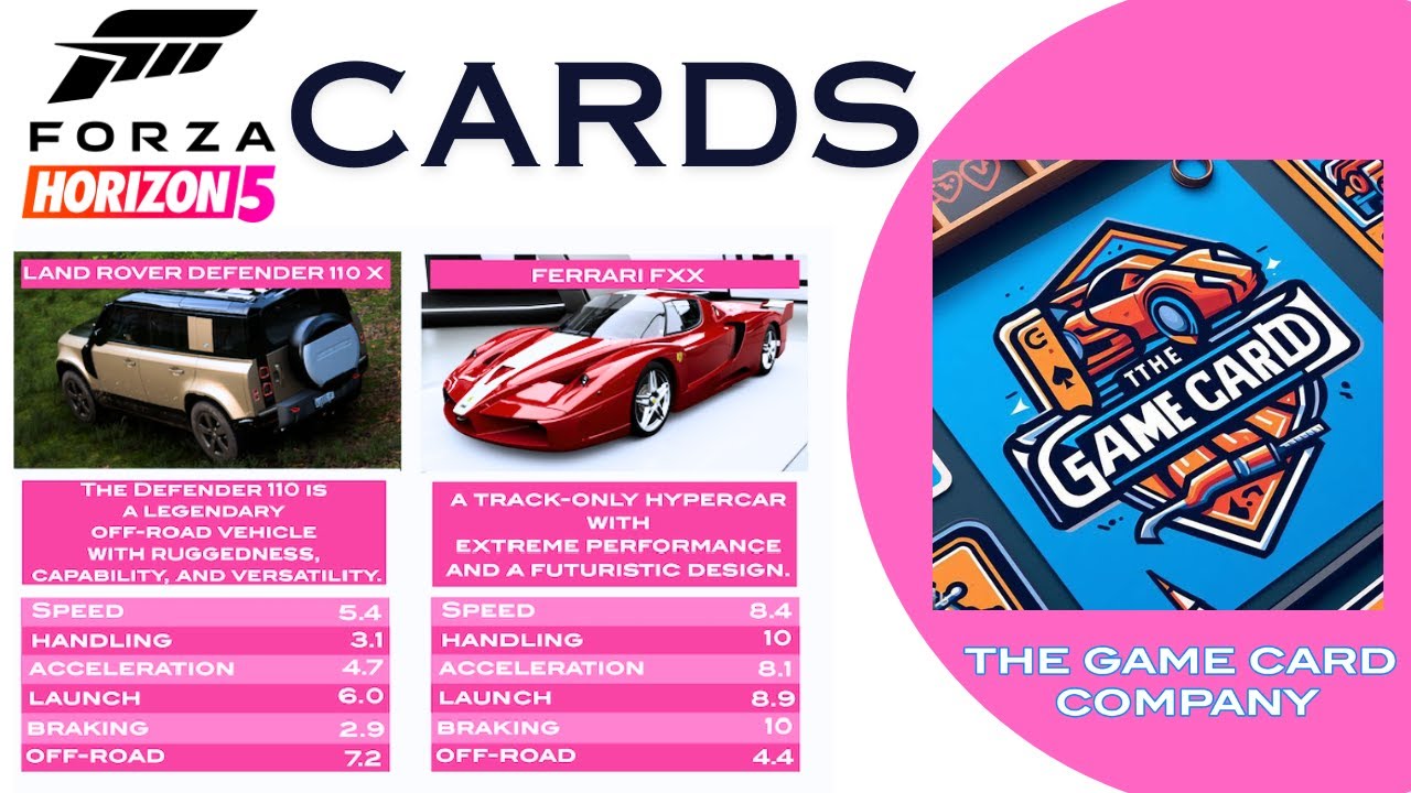 Forza Horizon 5 Trading - Collectable Cards Reveal ! - YouTube