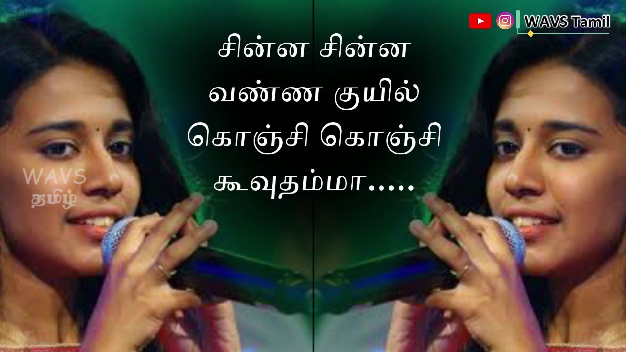 Mannavan Perai Solli Priyanka Version | Chinna Chinna Vanna Kuyil Song ...