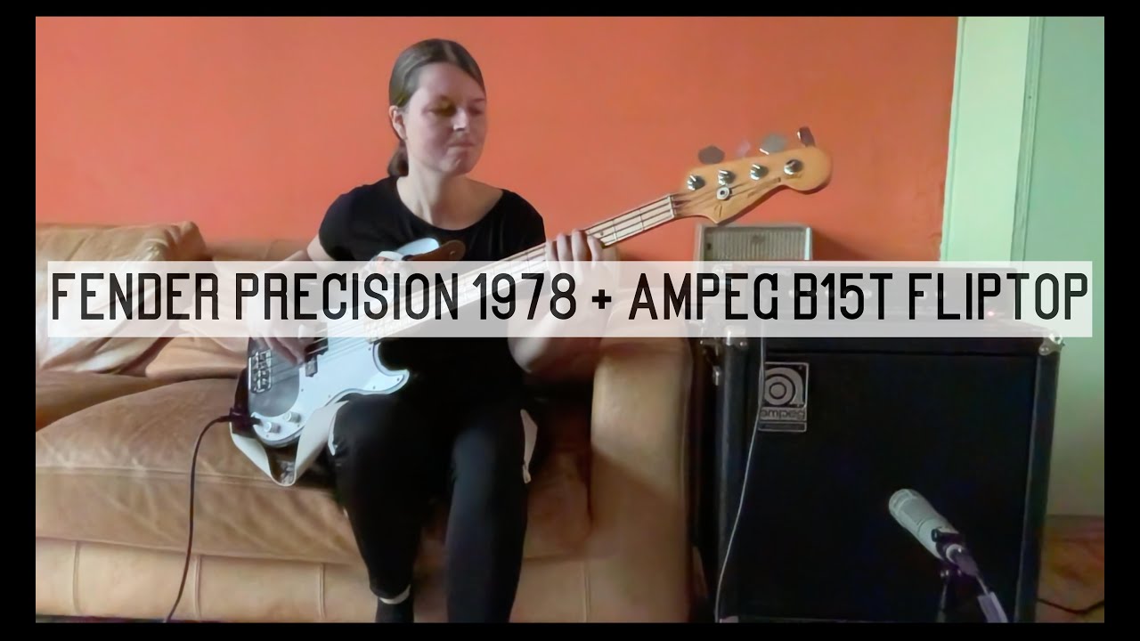 Fender Precision [1978] + Ampeg B15T Fliptop - YouTube