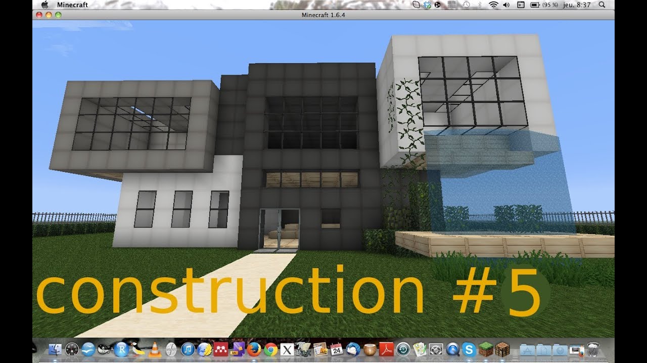Construction Maison Moderne Minecraft | Ventana Blog
