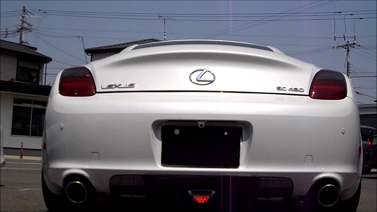 Lexus SC430 Exhaust Sound - YouTube