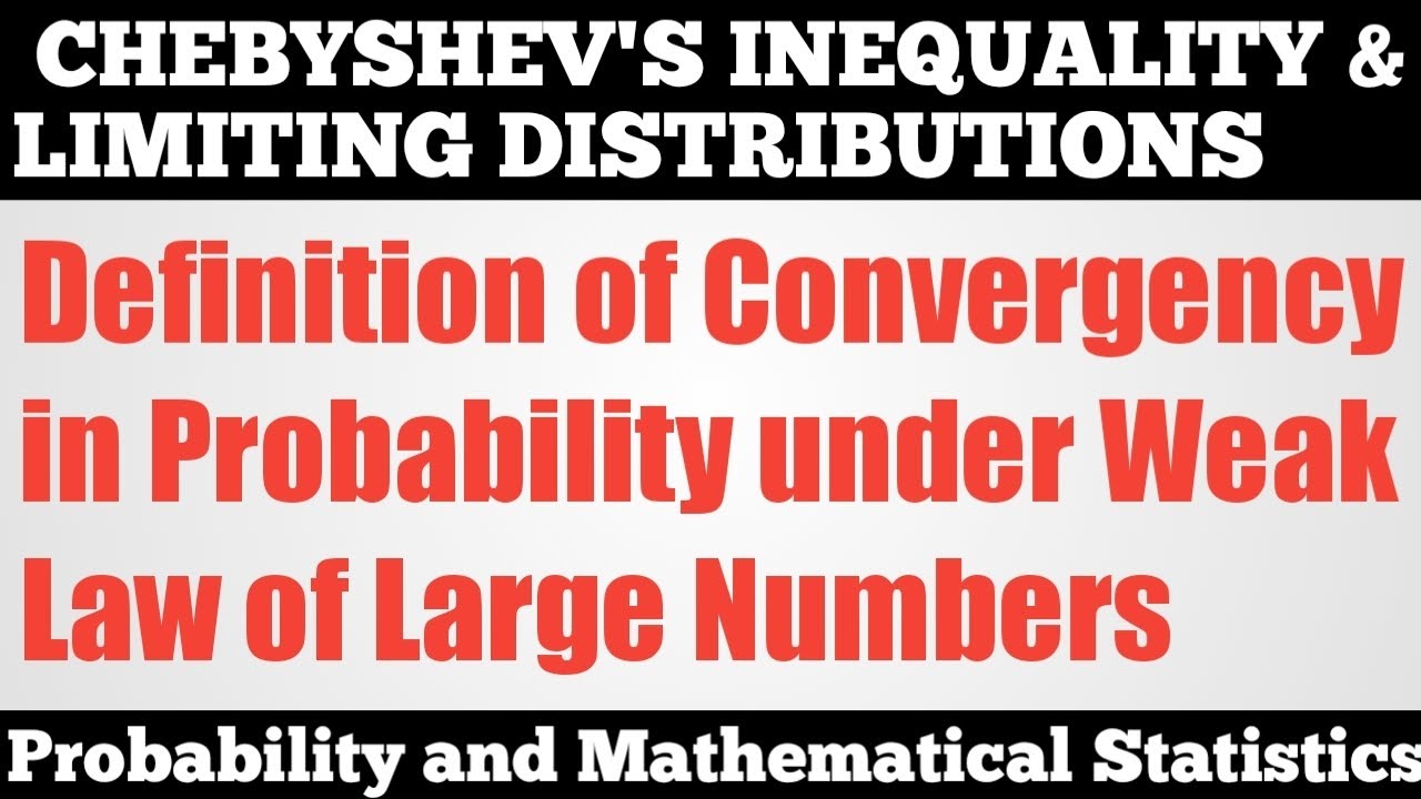 6. Definition Of Convergency In Probability - YouTube