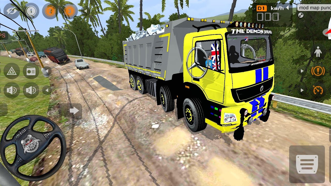 Tipper truck heavy dumper truck load vehicle truck Bus simulator ...