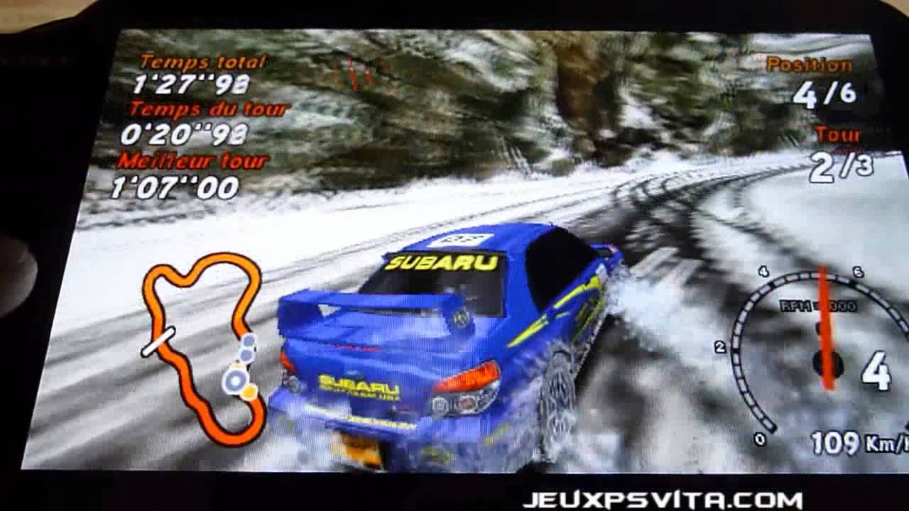 Sega Rally - Gameplay course - PSP / PS Vita - YouTube