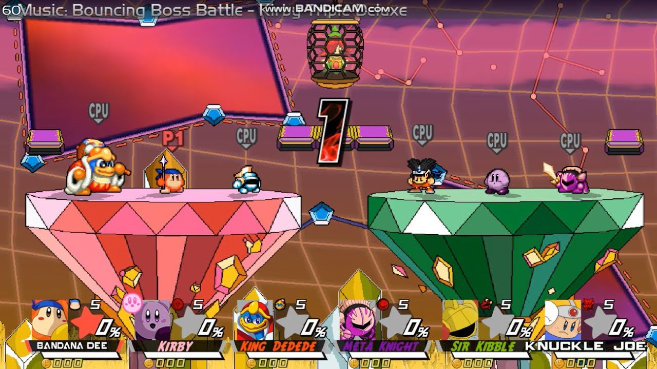 Super Smash Bros. CMC+ - Bandana Dee(me) vs. Kirby vs. King Dedede vs. Meta Knight vs. SK vs. KJ ...