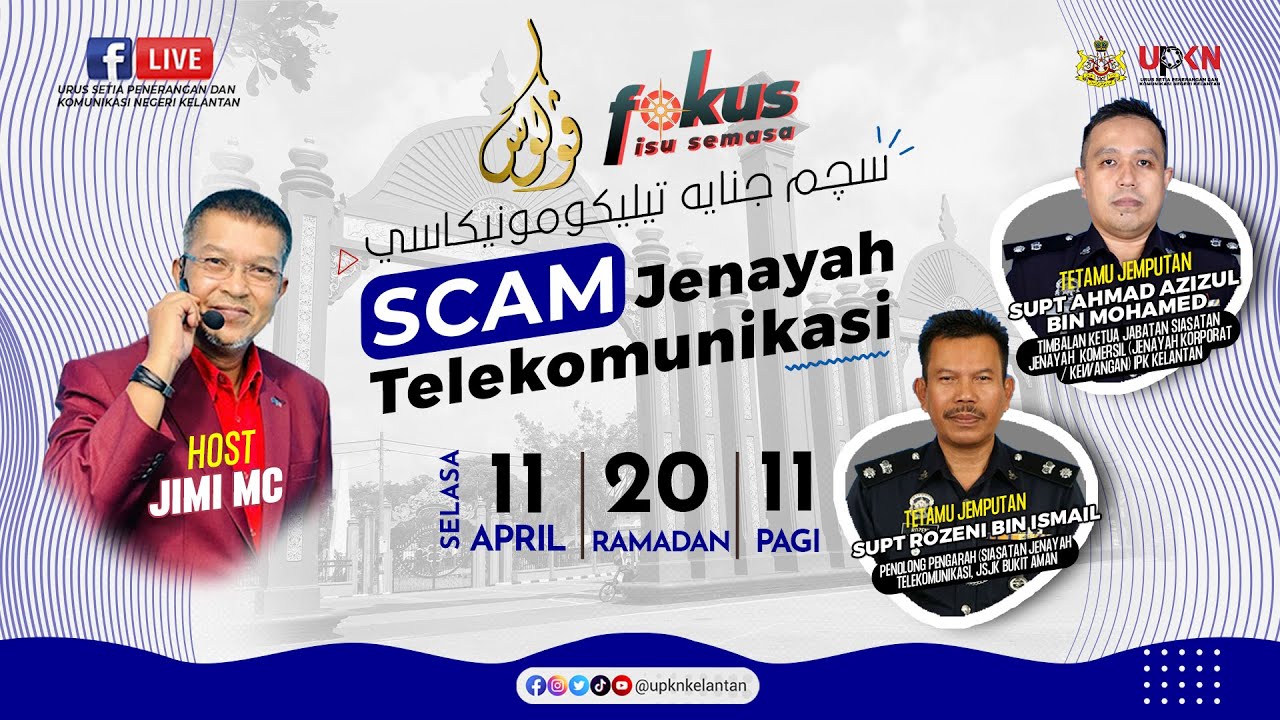 📢 LIVE FOKUS ISU SEMASA- SCAM JENAYAH TELEKOMUNIKASI- 11 April 2023 ...