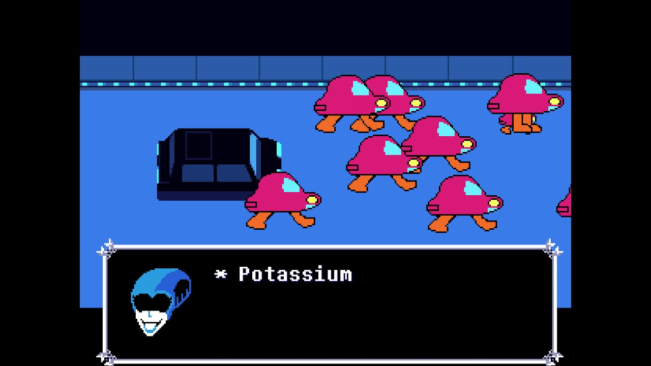 Deltarune BANANA SCENE caught in 4k - YouTube