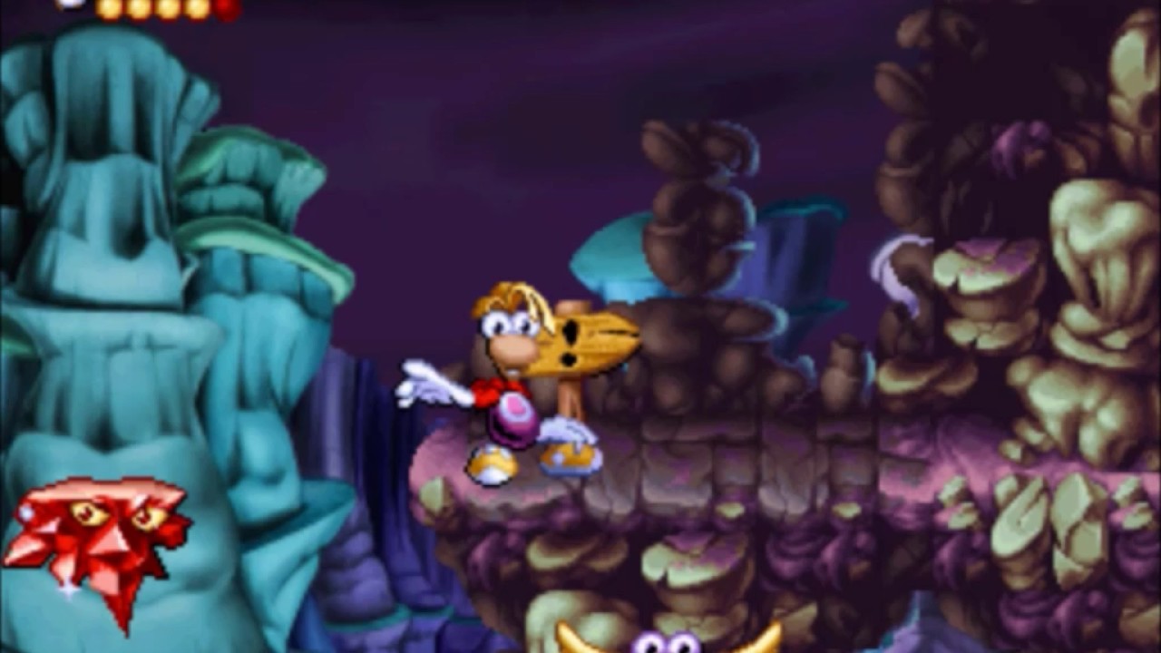 Rayman PS1 100% Part 17 - Mr Skops' Stalactites - YouTube
