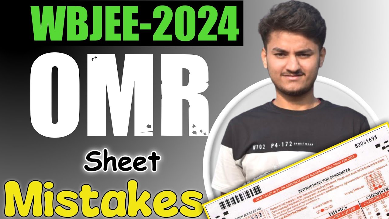 How to fill OMR Sheet | WBJEE-2024 | Mistakes😣 you should avoid ...