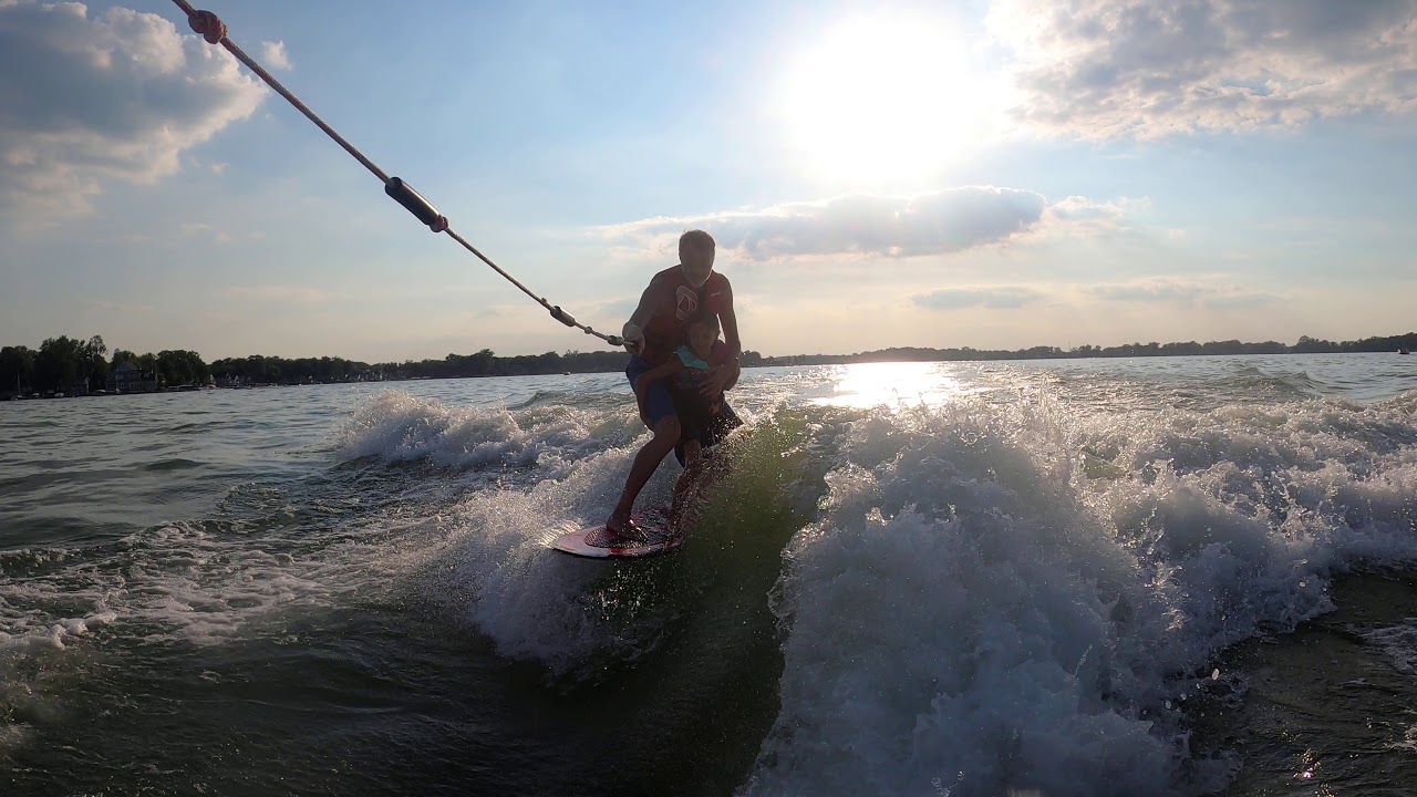Getting up on the Surf Board - YouTube