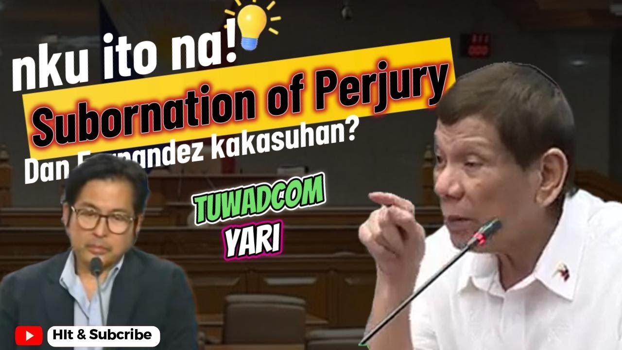 🔥 Subornation of Perjury? Dan Fernandez sa Hot Seat! 😱🧨 - YouTube
