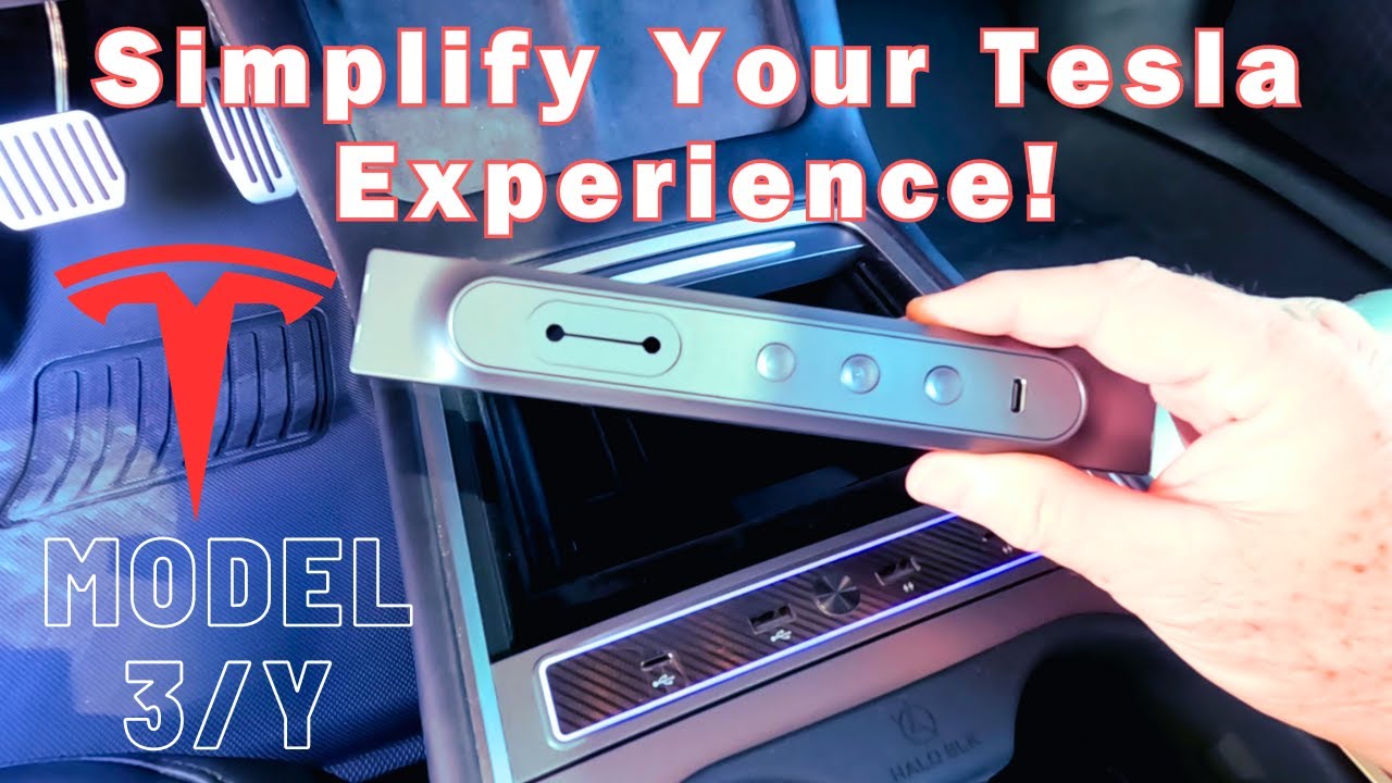 TESLA Model 3/Y GAME CHANGER? TLYARD Center Console Controller Review ...