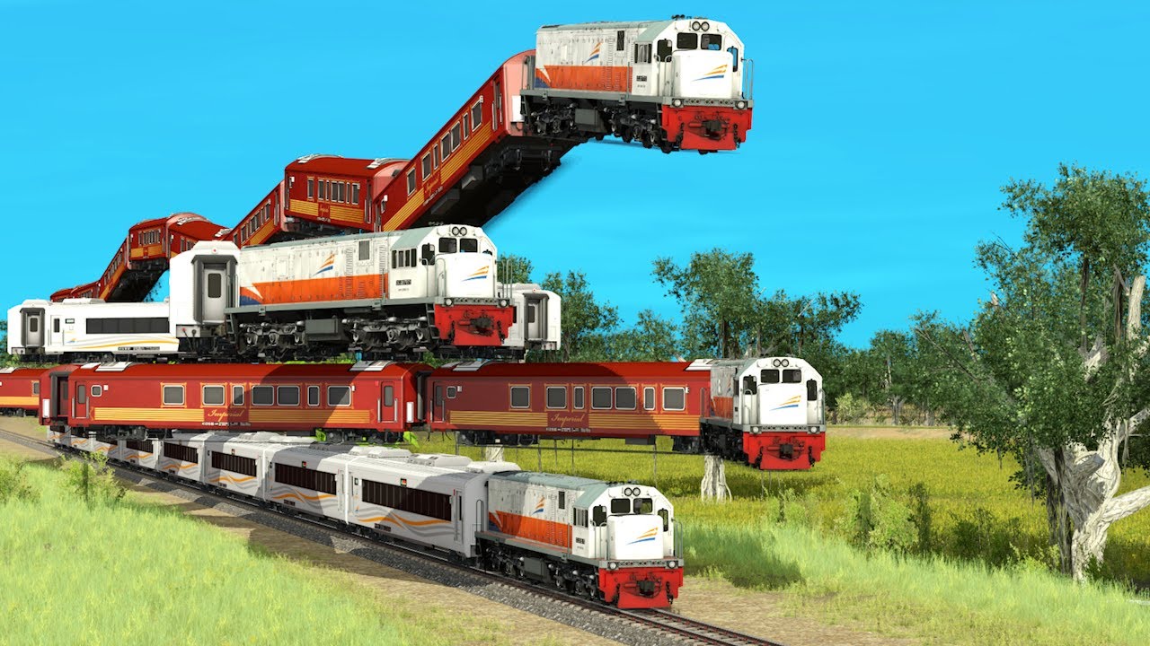 Trains Running Stacked Flying | Indian Railways - YouTube