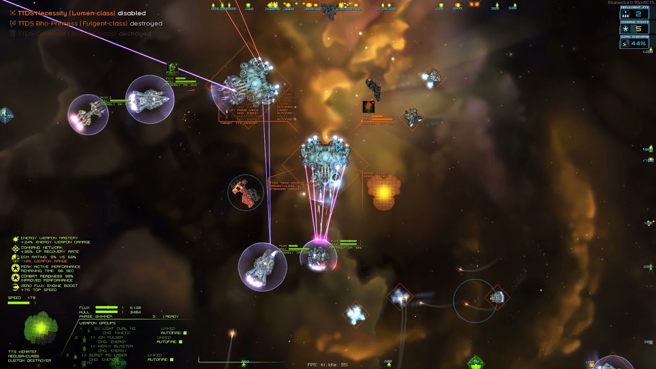 Starsector - Somewhat early triple Radiant - YouTube