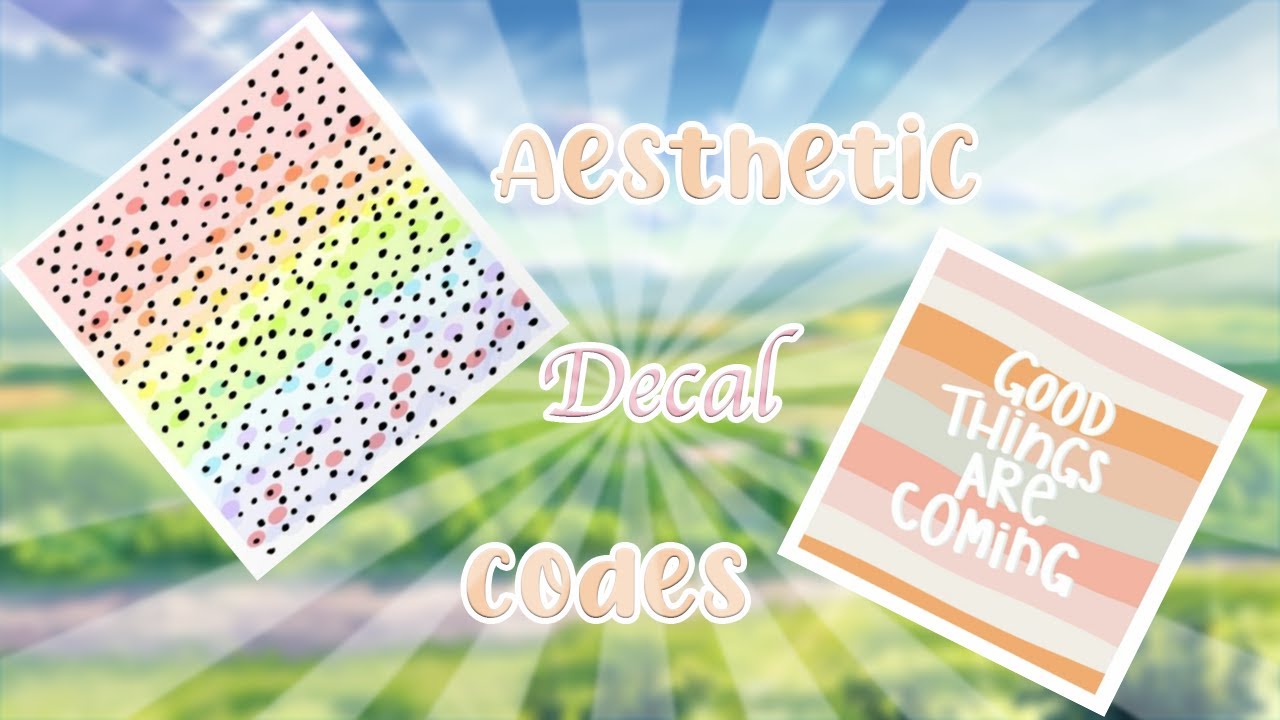 Aesthetic decal codes for roblox bloxburg builds & houses from ...
